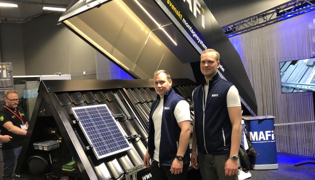 Ett svenskt montagesystem för solpaneler – från Mora | SOLENERGInyheter.se